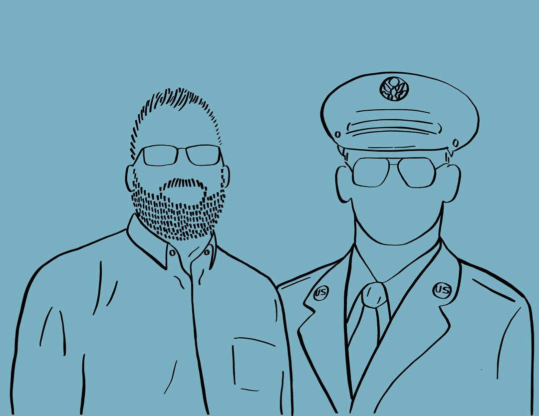 2 Person Line Drawing - Etsy