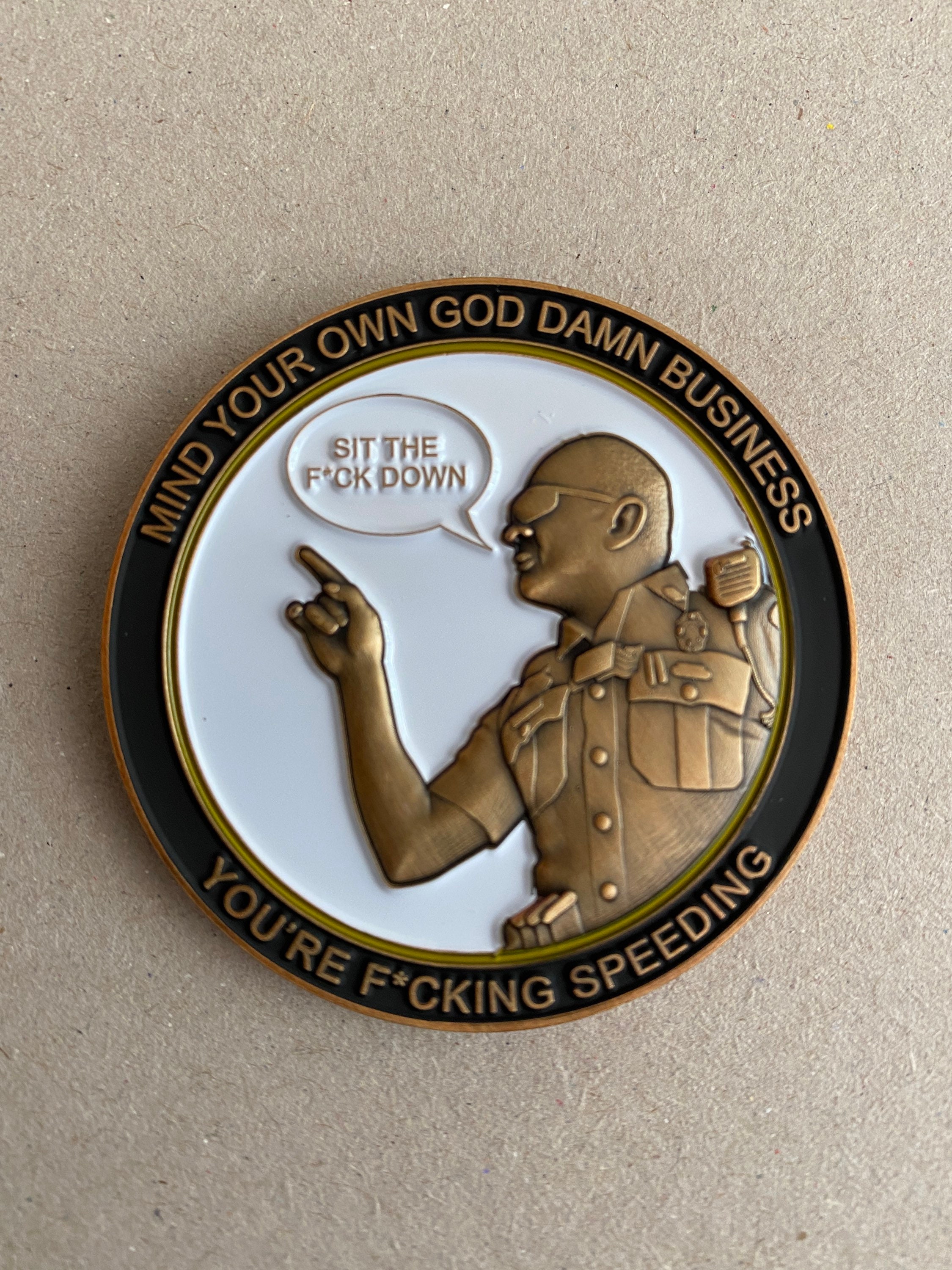 CT State Police Trooper Spina Challenge Coin. OG. Version 1 - Etsy