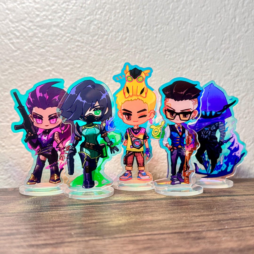 Valorant Agents Laser Standee - Gift for Friends - Etsy