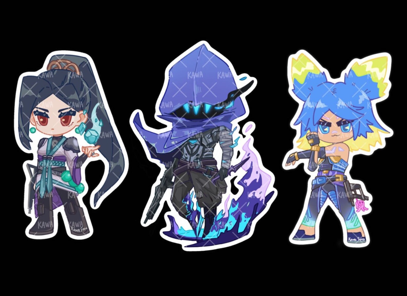 Valorant Stickers Omen's Daily - Etsy