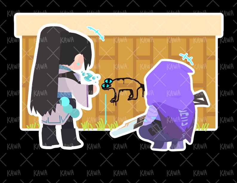 Valorant Stickers Omen's Daily - Etsy