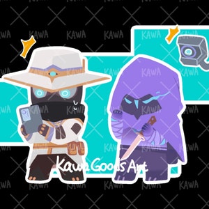 Valorant Stickers Omen's Daily - Etsy