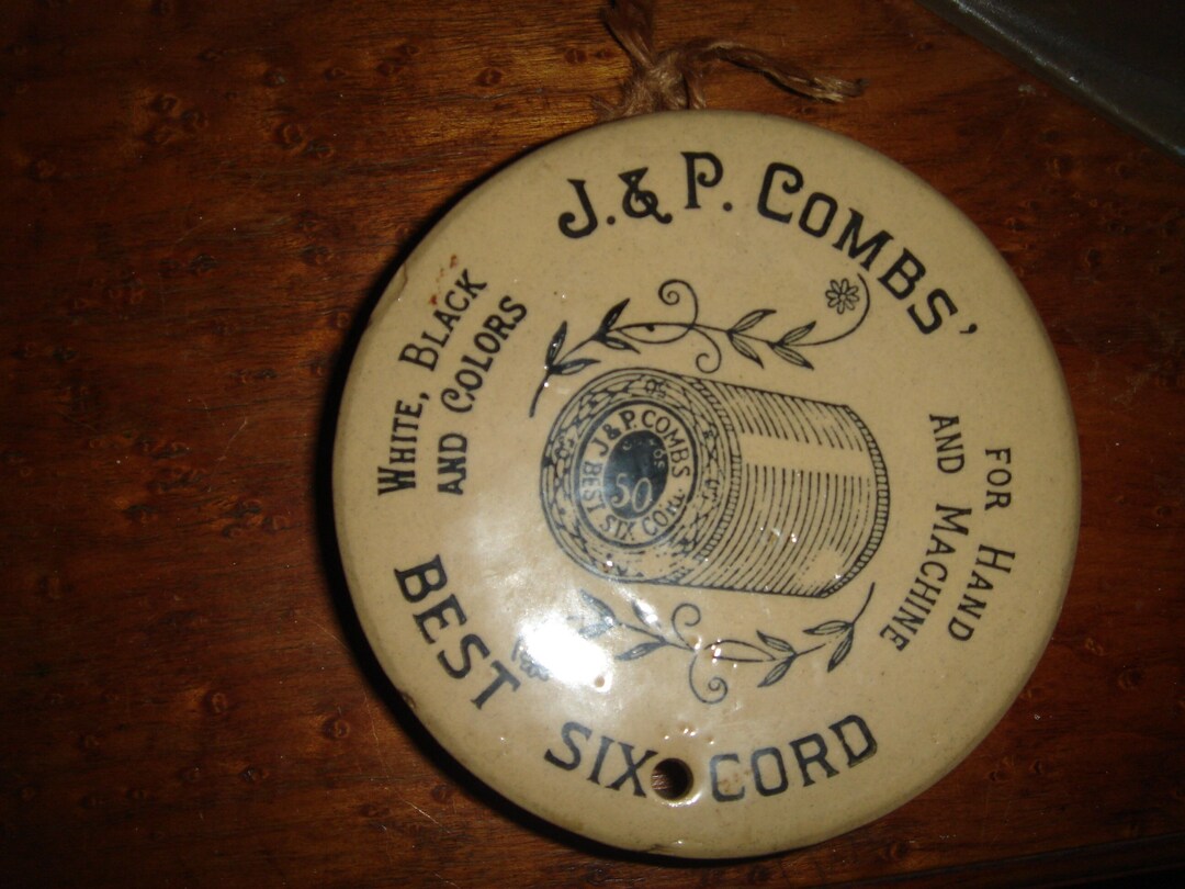 Vintage J. & P. Combs Pottery Cord Holder - Etsy