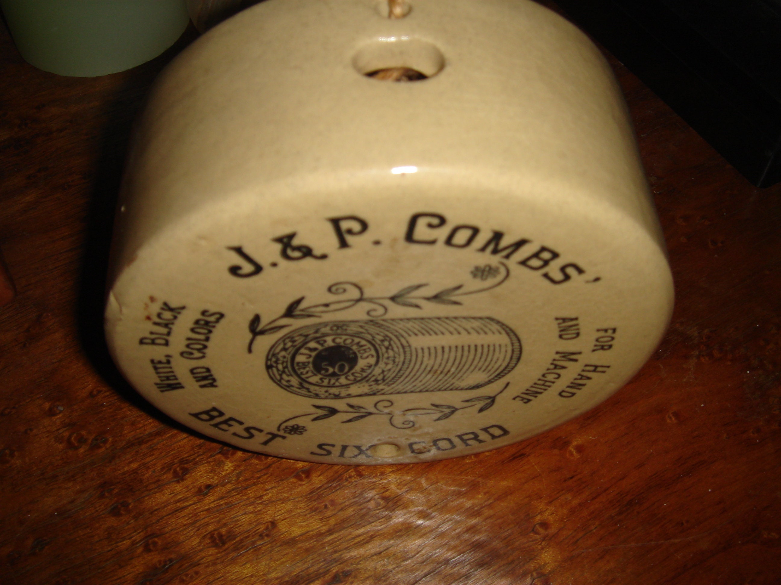 Vintage J. & P. Combs Pottery Cord Holder - Etsy