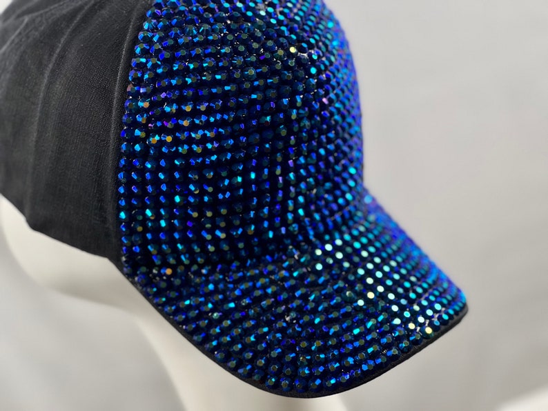 Fabulously Bling Colorful ROYAL BLUE Baseball Cap Hip Hop Cap - Etsy