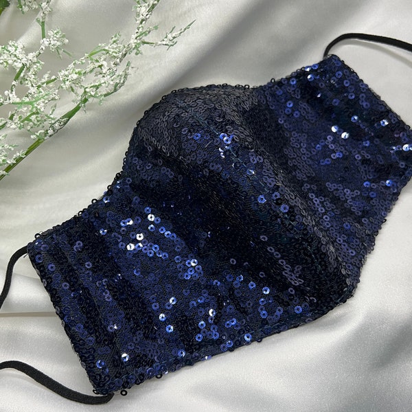 Blue Sequin - Etsy