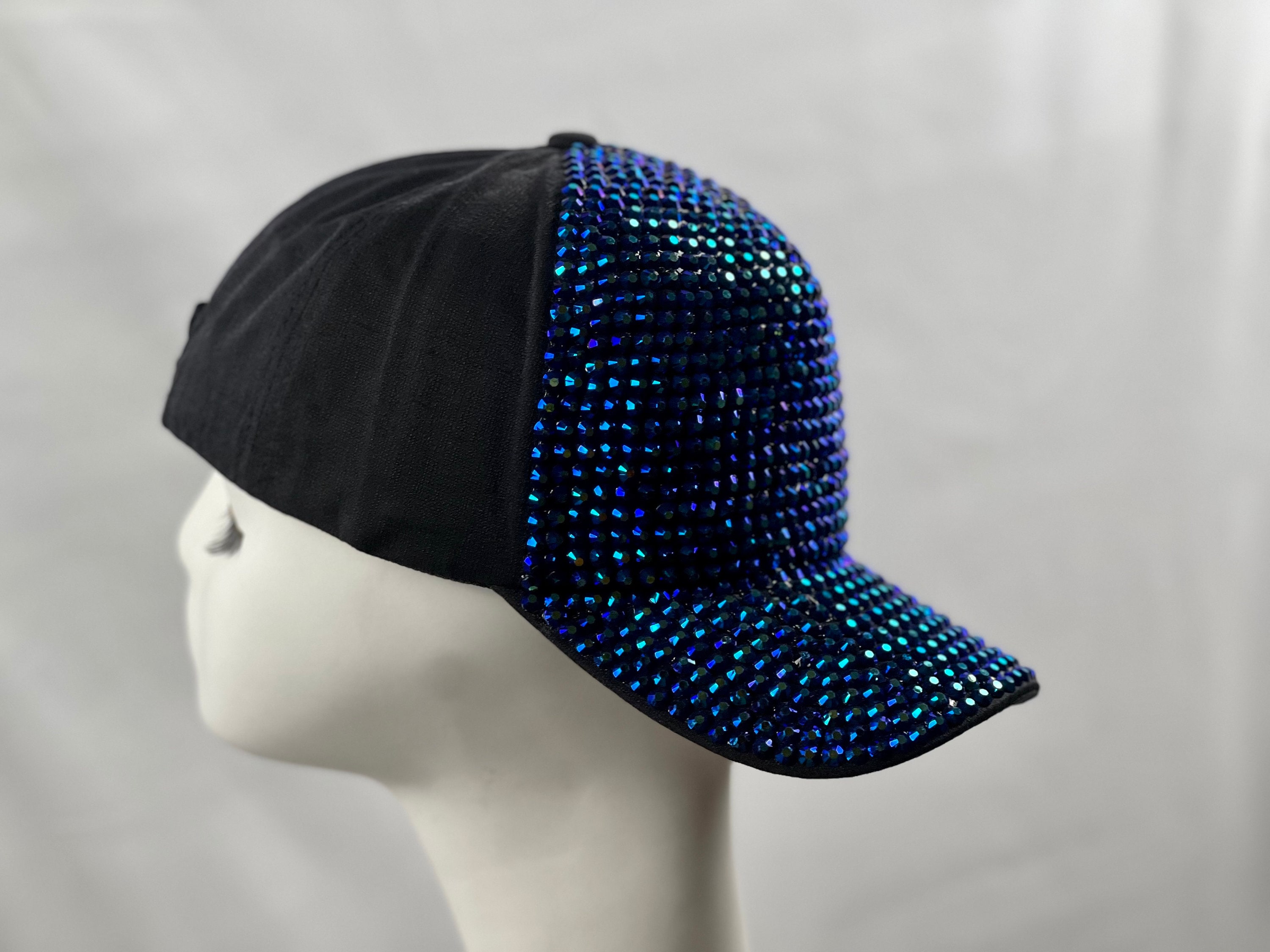 Fabulously Bling Colorful ROYAL BLUE Baseball Cap Hip Hop Cap - Etsy