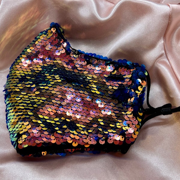 Sequin Mask - Etsy