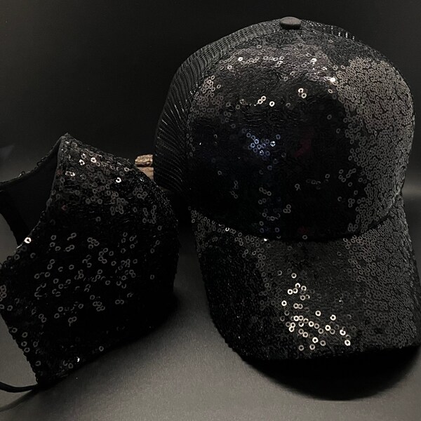 Sequin Cap - Etsy