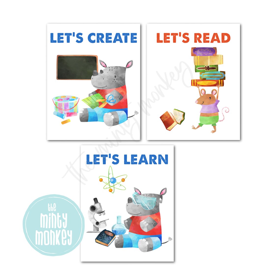 Classroom Printables, Educational Posters Set, School Printables, Learn ...