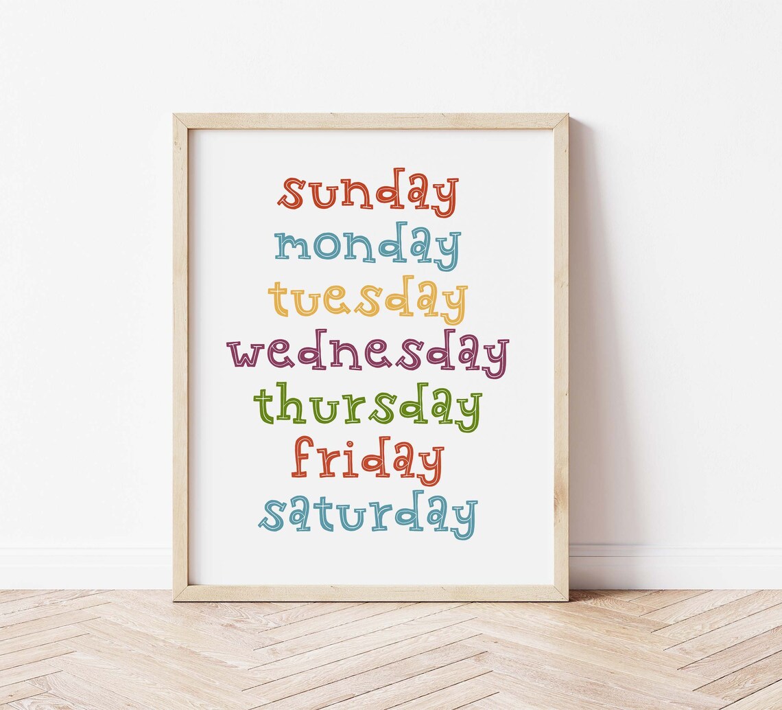 Classroom Printable Set ABC Poster for Classroom Educational | Etsy