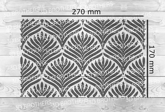 Wheat Stencil Pattern