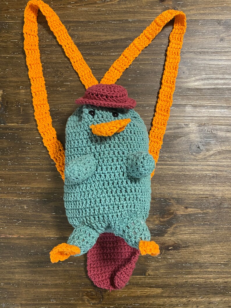 Platypus Agent Backpack Crochet Pattern - Etsy