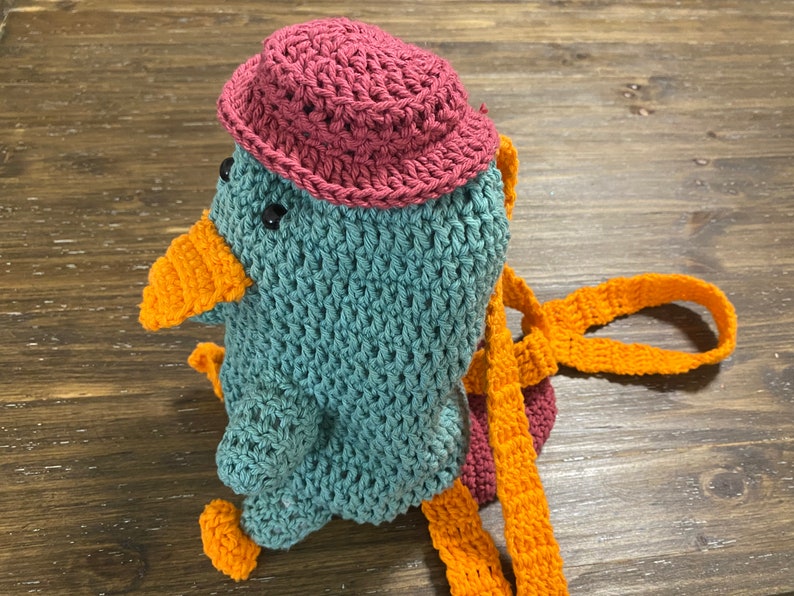 Platypus Agent Backpack Crochet Pattern - Etsy
