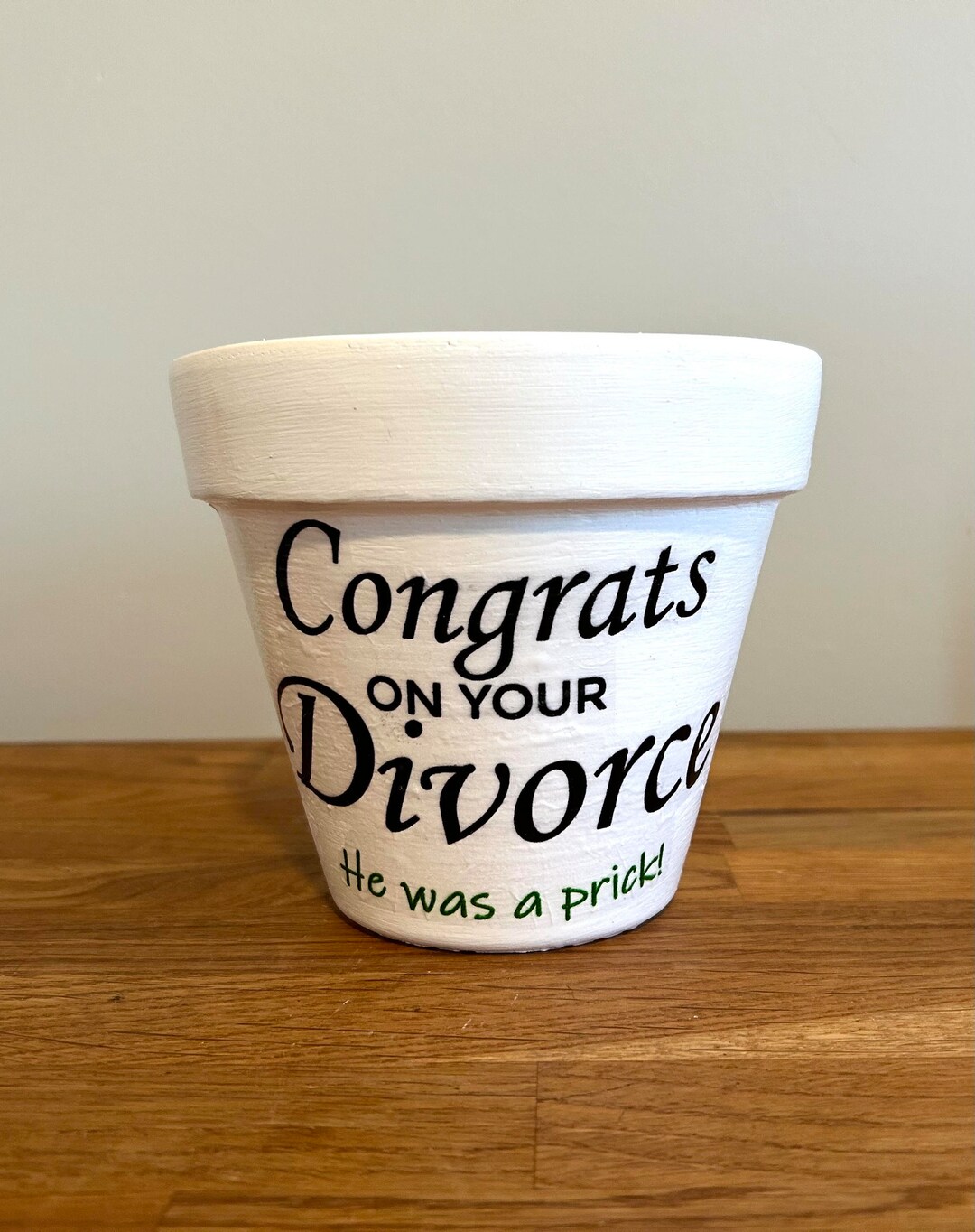 Divorce Gifts, Divorce Planters, Funny Plant Pots, Joke Flowerpots ...