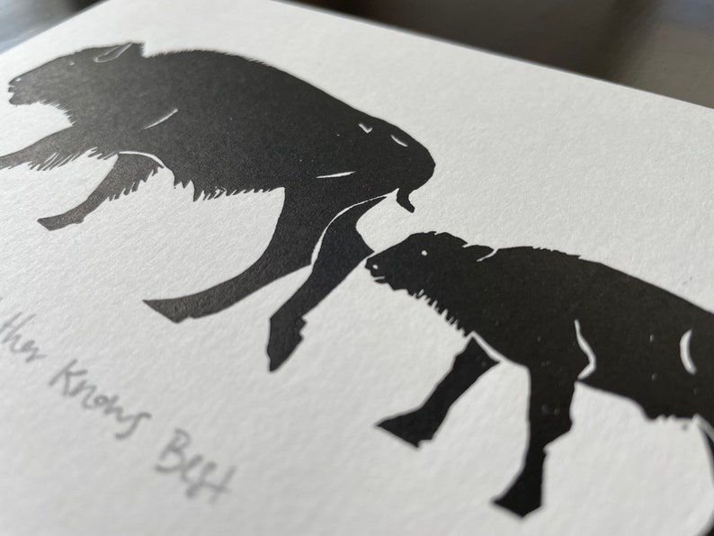 Bison Linocut Print, Relief Print, Handmade, Artwork - Etsy