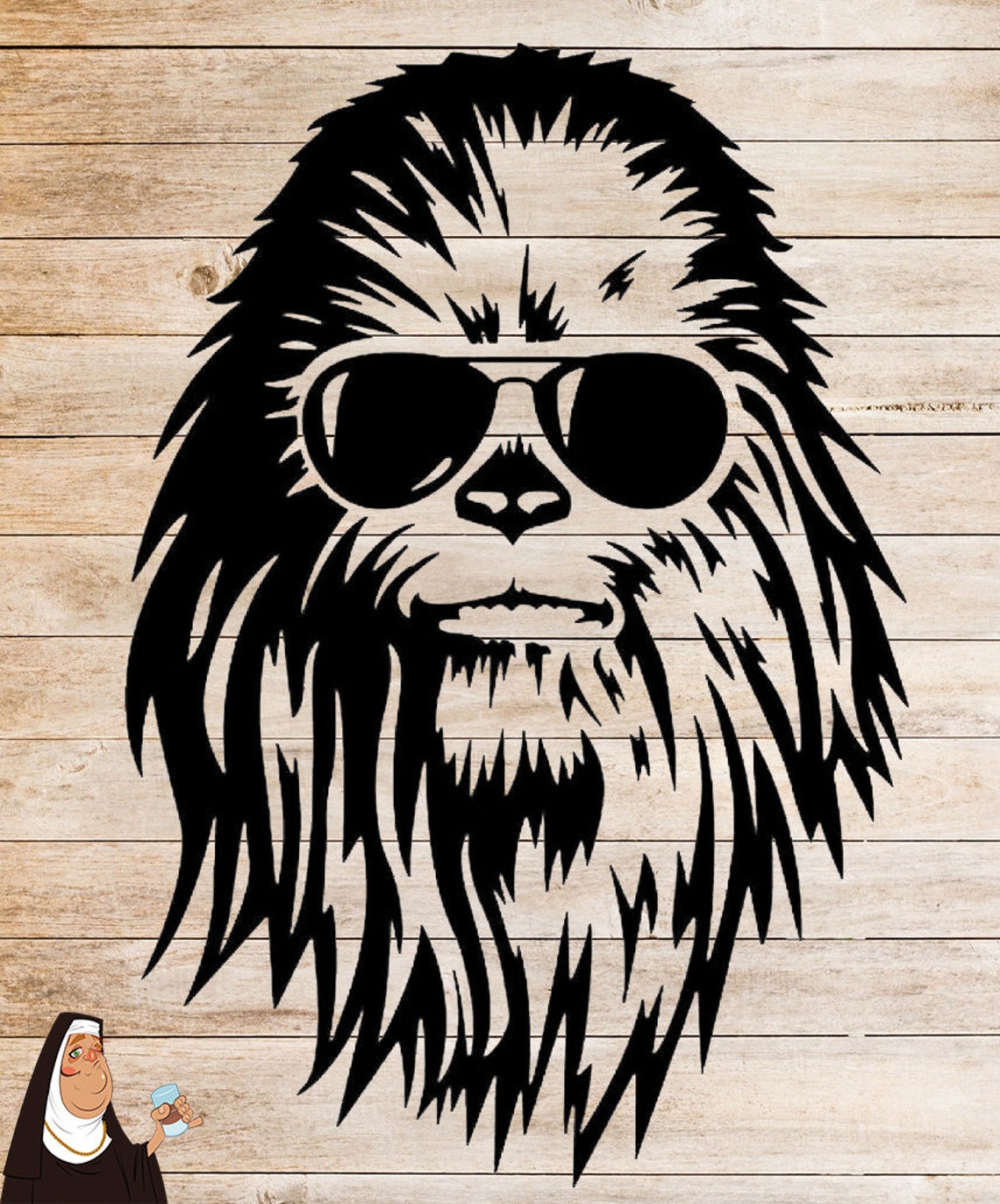 Chill Chewbacca SVG - Etsy