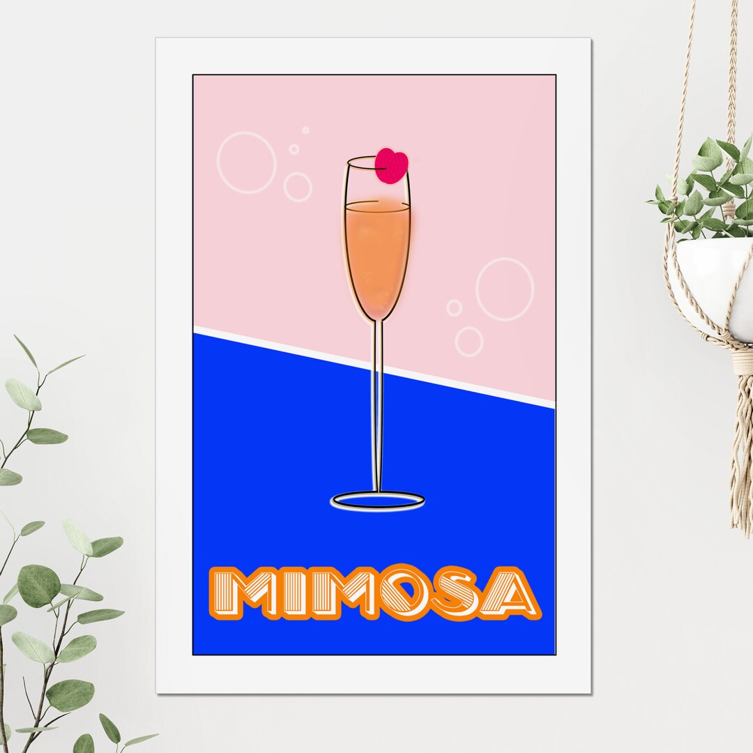 Mimosa Wall Art Digital Print - Etsy