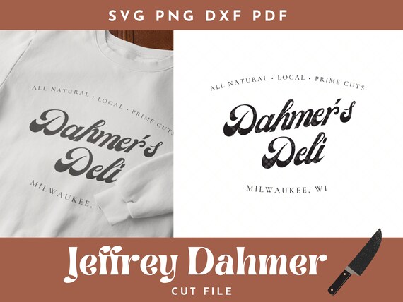 Jeffrey Dahmer SVG Dahmers Deli sudadera True crime svg - Etsy México