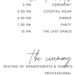 Modern Black and White Wedding Ceremony Program Template, INSTANT ...
