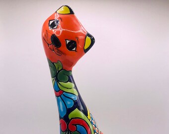 Long Neck Cat Statue - Etsy