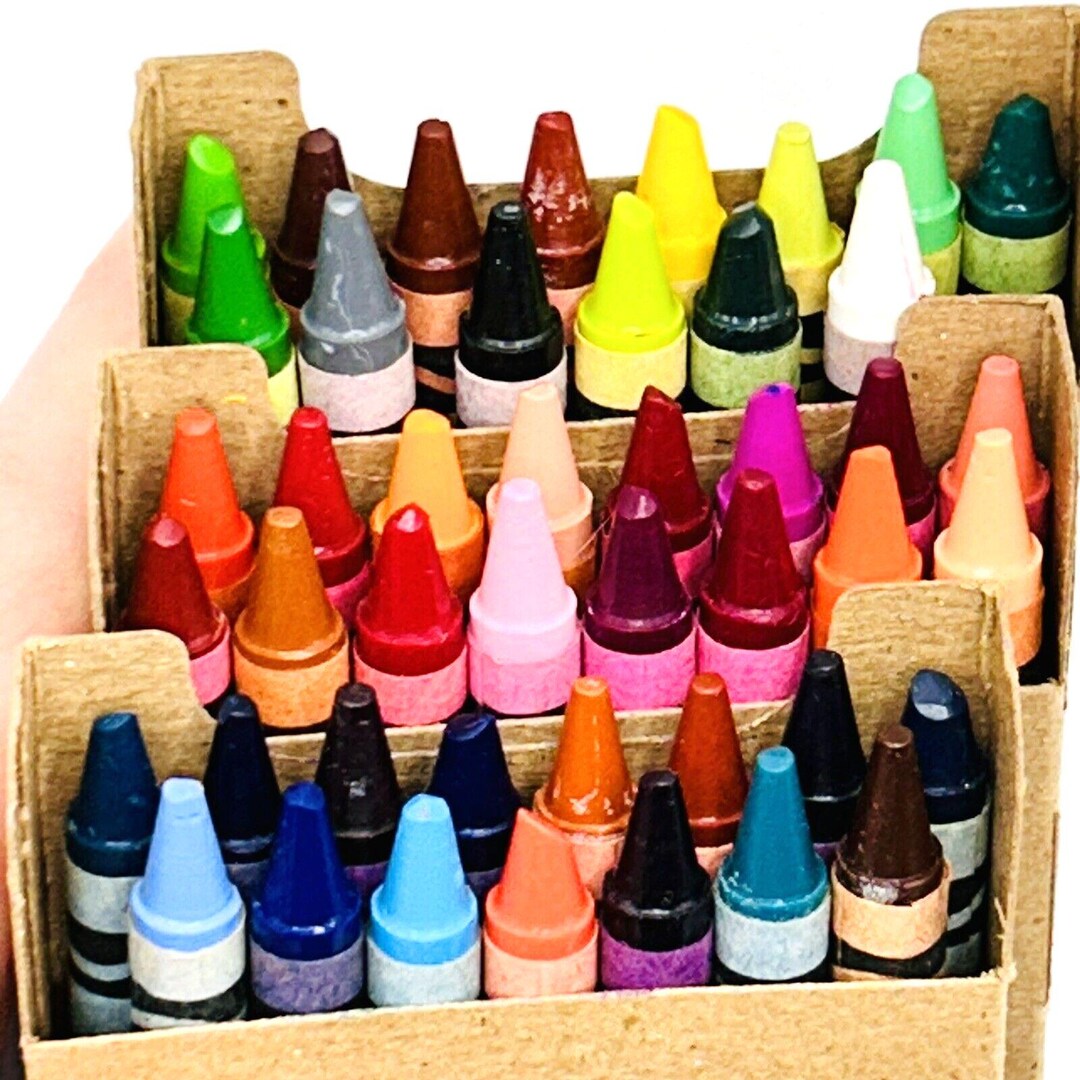 Crayola Crayons Lot of 45 Vintage Colors 1990 Fun Names 90s Great ...