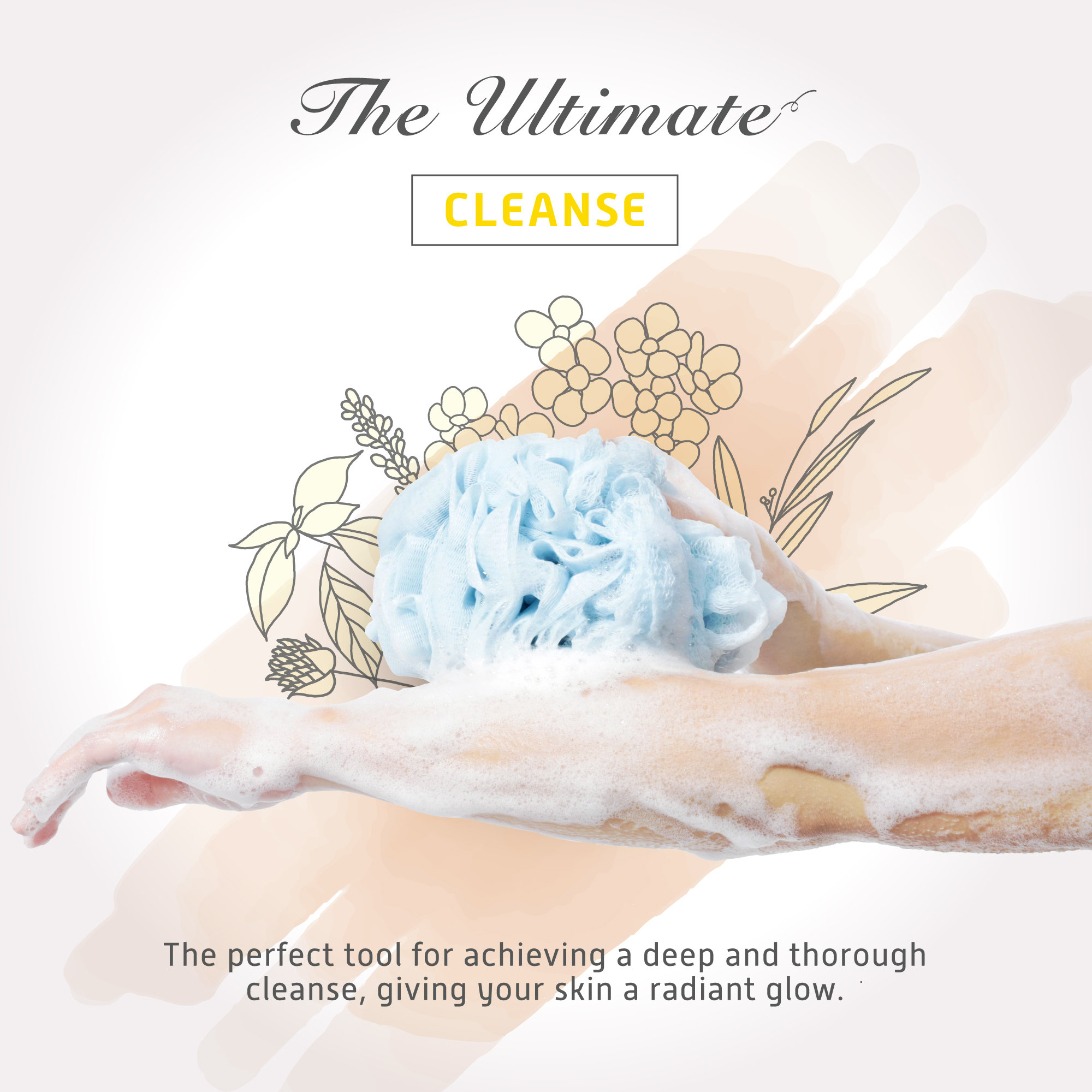 3 Pack Dual Texture Loofah Sponge Luxury, Bath and Shower, Exfoliating ...