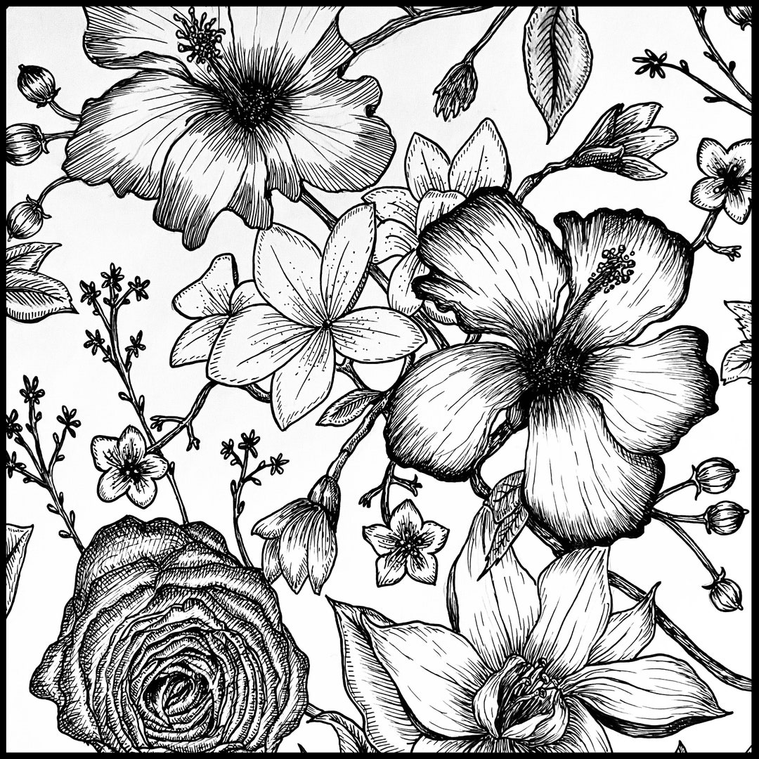 Floral - PRINT - Etsy