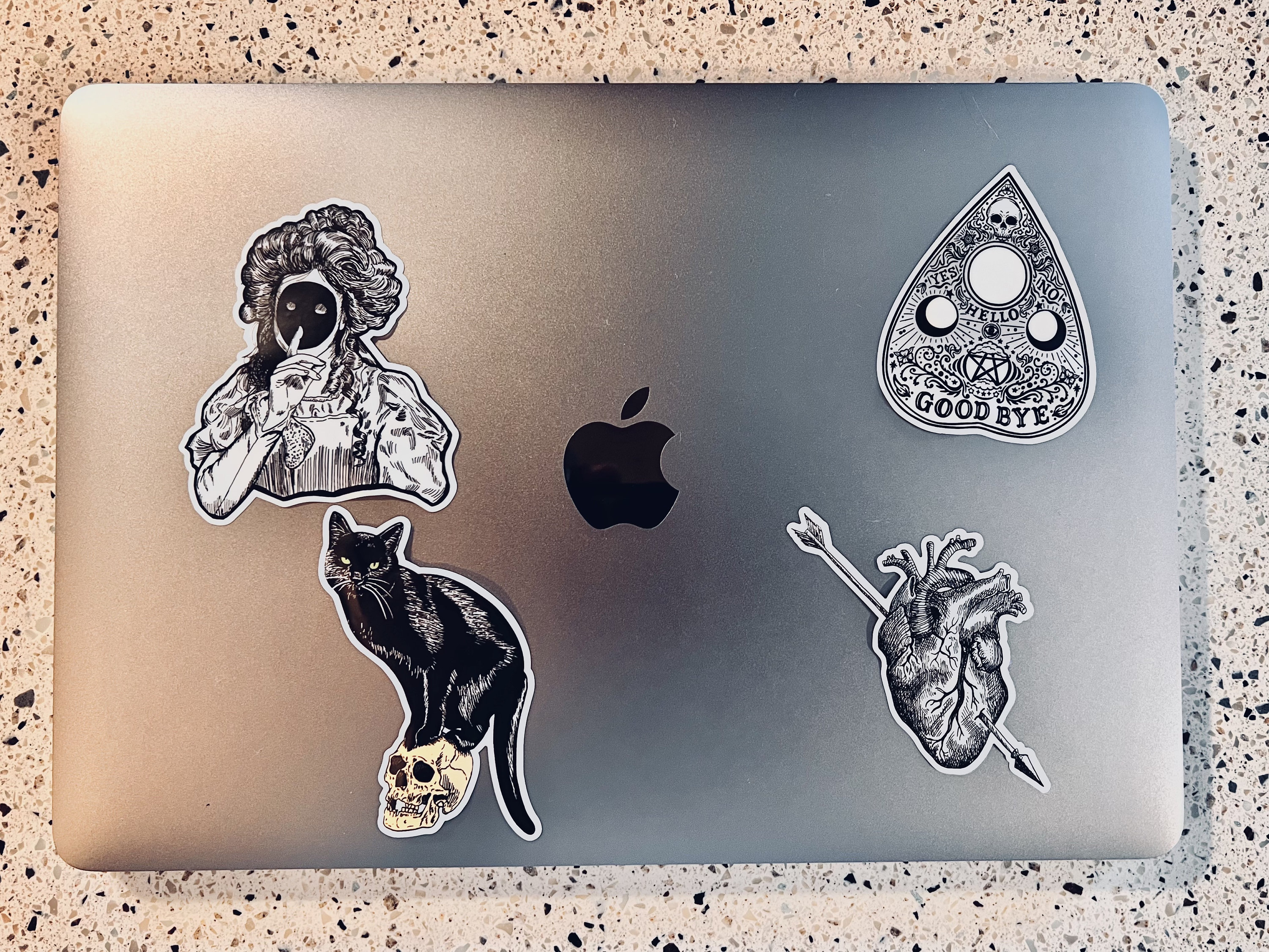 Gothic Vinyl Sticker Pack Sheet - Etsy