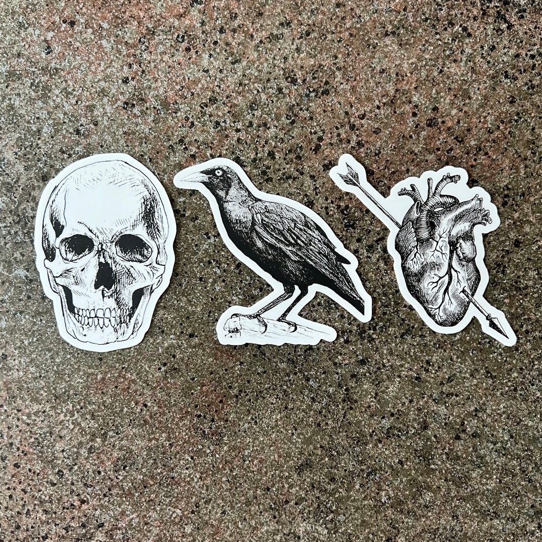Gothic Sticker Pack - Etsy