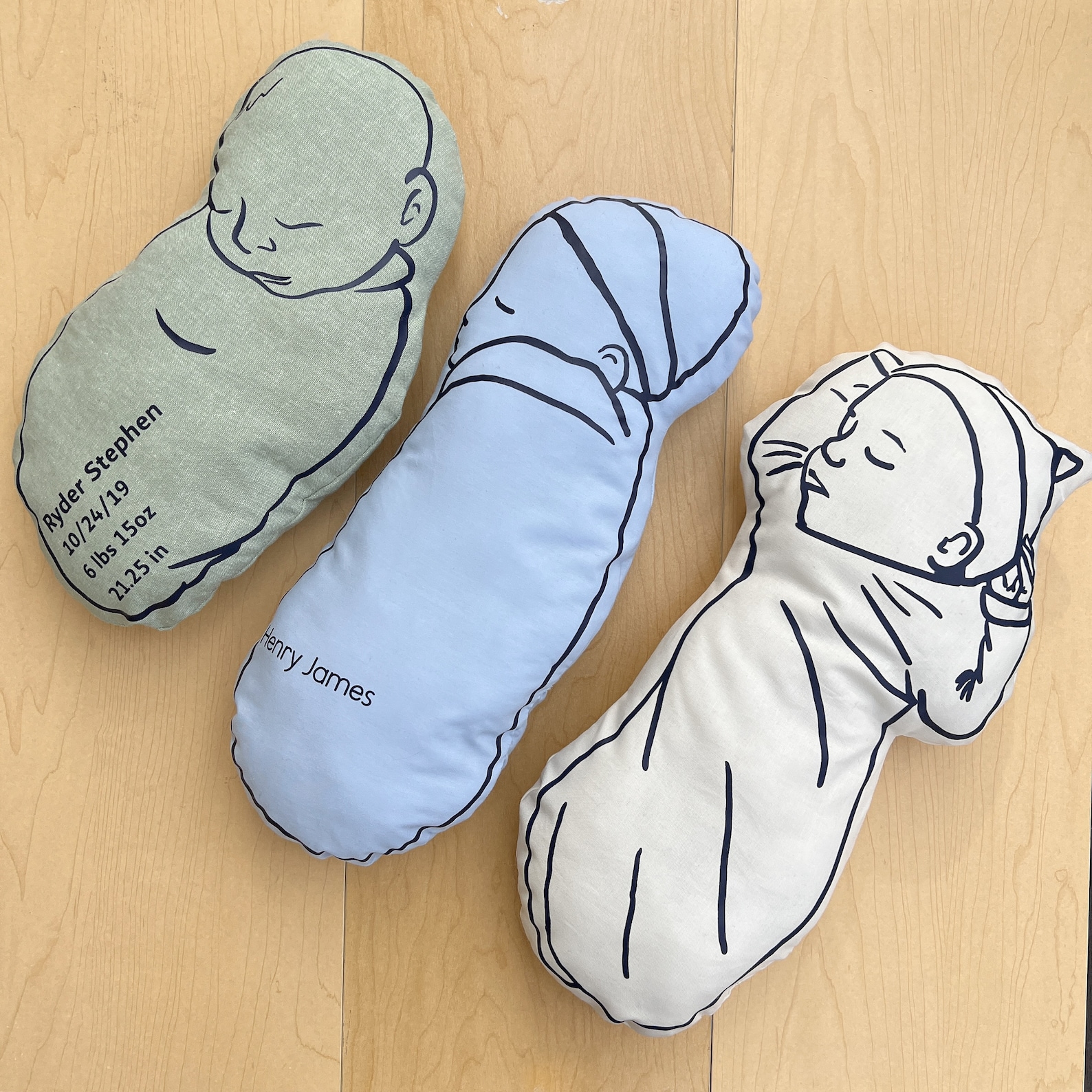 Customized Life-size Newborn Baby Pillow Birth Gift Keepsake - Etsy