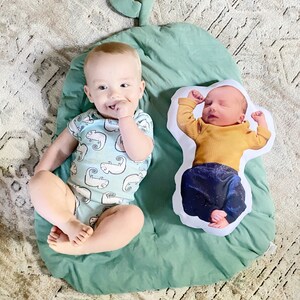 Custom Life-size Baby Pillow Keepsake With Picture, Personalized Photo ...