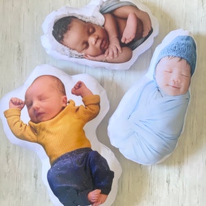 Custom Life-size Baby Pillow Keepsake With Picture, Personalized Photo ...