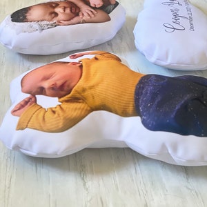 Custom Life-size Baby Pillow Keepsake With Picture, Personalized Photo ...