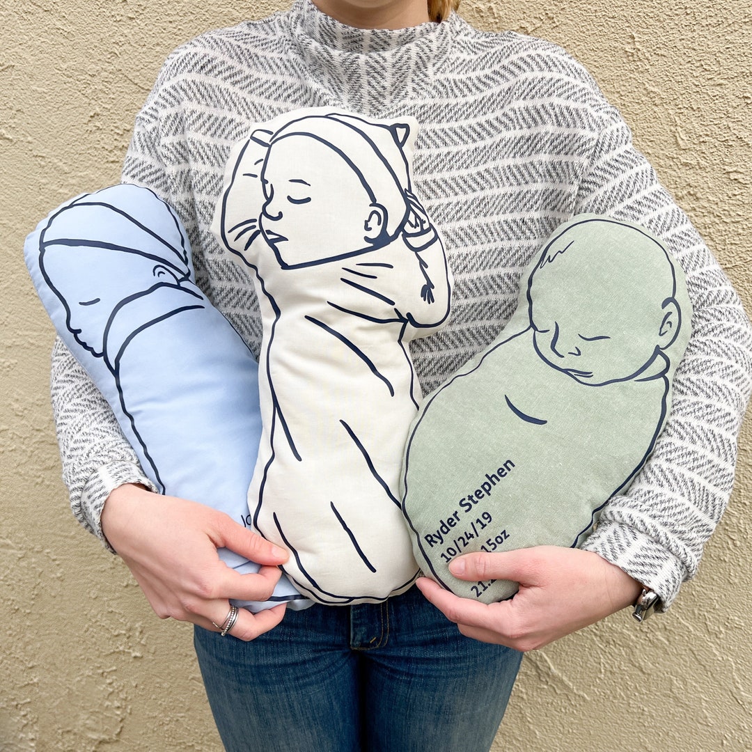 Customized Life-size Newborn Baby Pillow Birth Gift Keepsake - Etsy