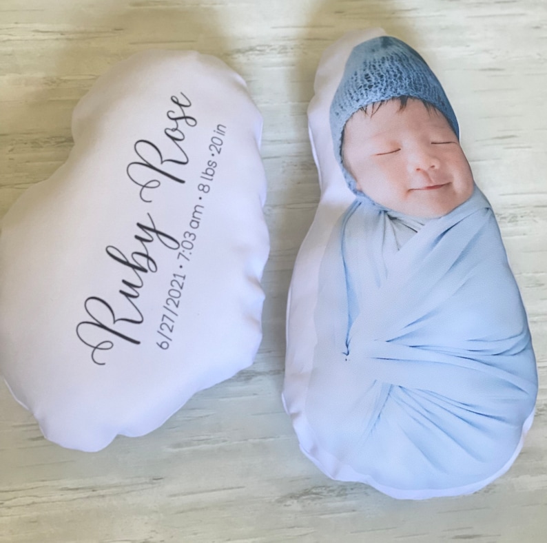 Custom Life-size Baby Pillow Keepsake With Picture - Etsy