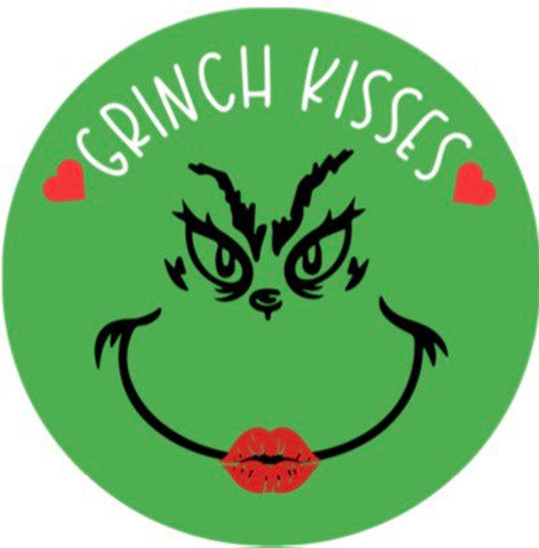 Grinch Kisses Tags 2 Grinch Tags Grinch Labels Candy - Etsy UK
