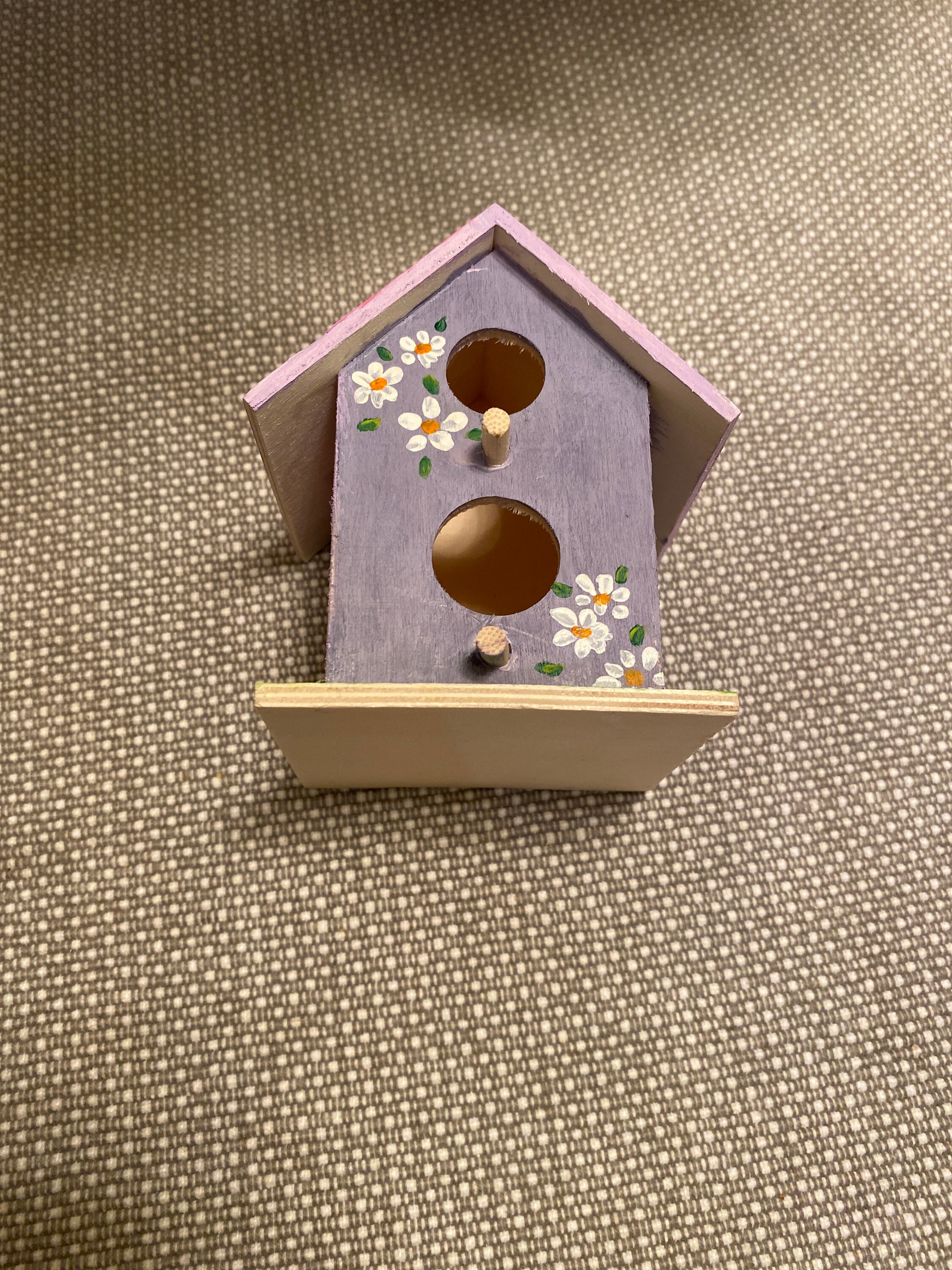 Hand Painted Mini Wooden Birdhouse - Etsy