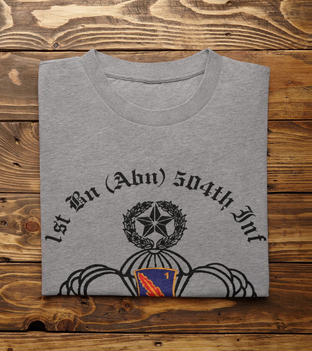 1-504 PIR Red Devils PT T-shirt - Honoring the US Army 82nd Airborne ...