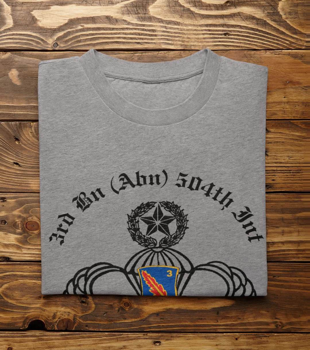 3-504 PIR Blue Devils PT T-shirt - US Army 82nd Airborne Division ...