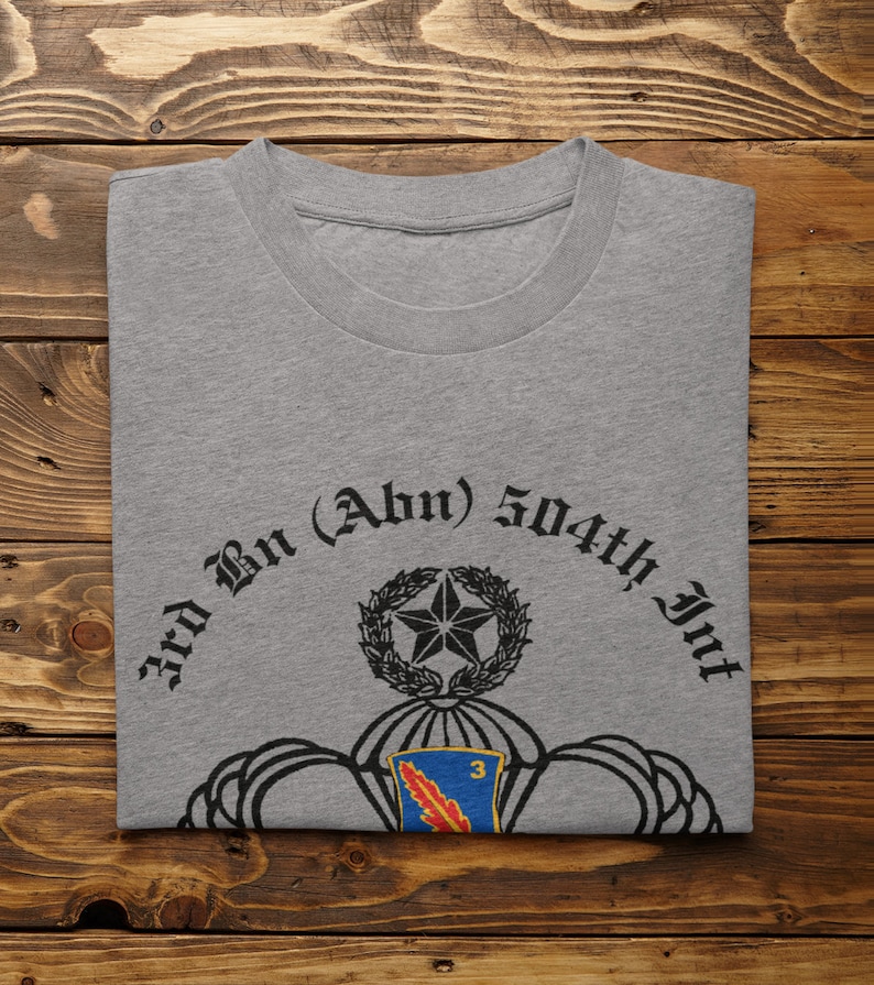 3-504 PIR Blue Devils PT T-shirt - US Army 82nd Airborne Division ...