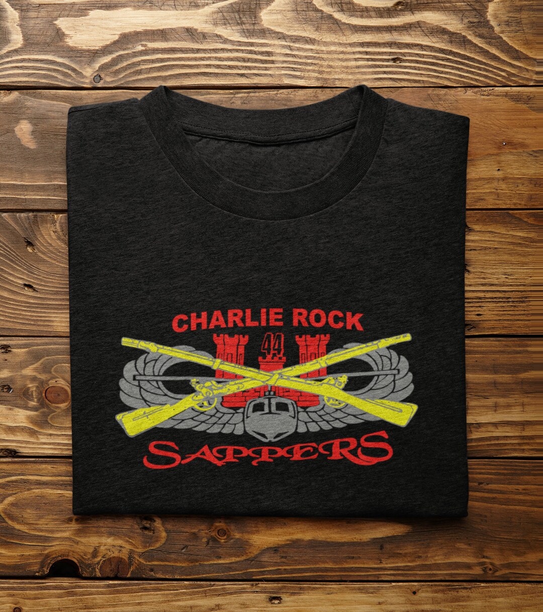 Charlie Rock 44th Engineers PT T-shirt - Essayons | Army PT Shirts - Etsy