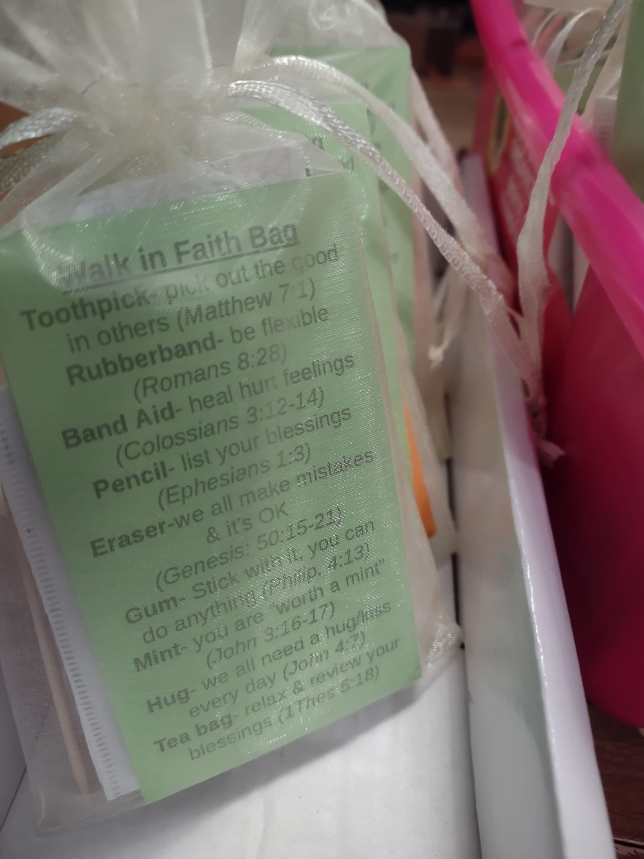 Walk in Faith Bag, 5 Pack - Etsy