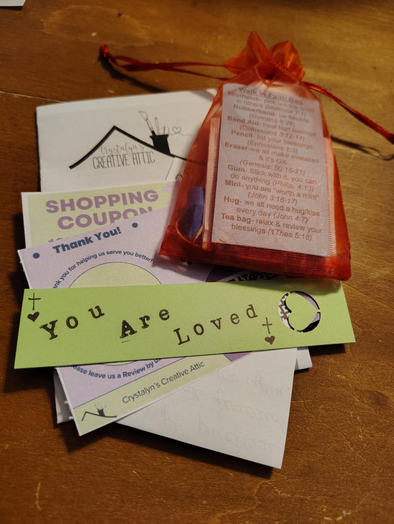 Walk in Faith Bag, 5 Pack - Etsy