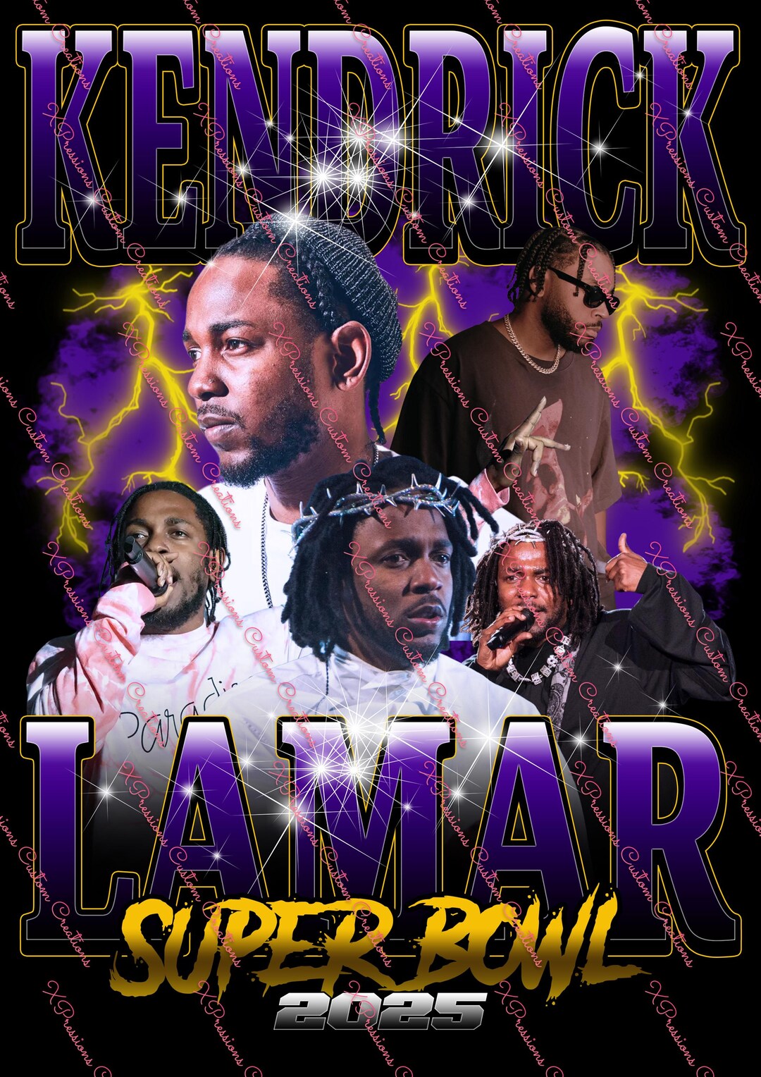 Kendrick Lamar - Superbowl LIX Half Time Show - Etsy