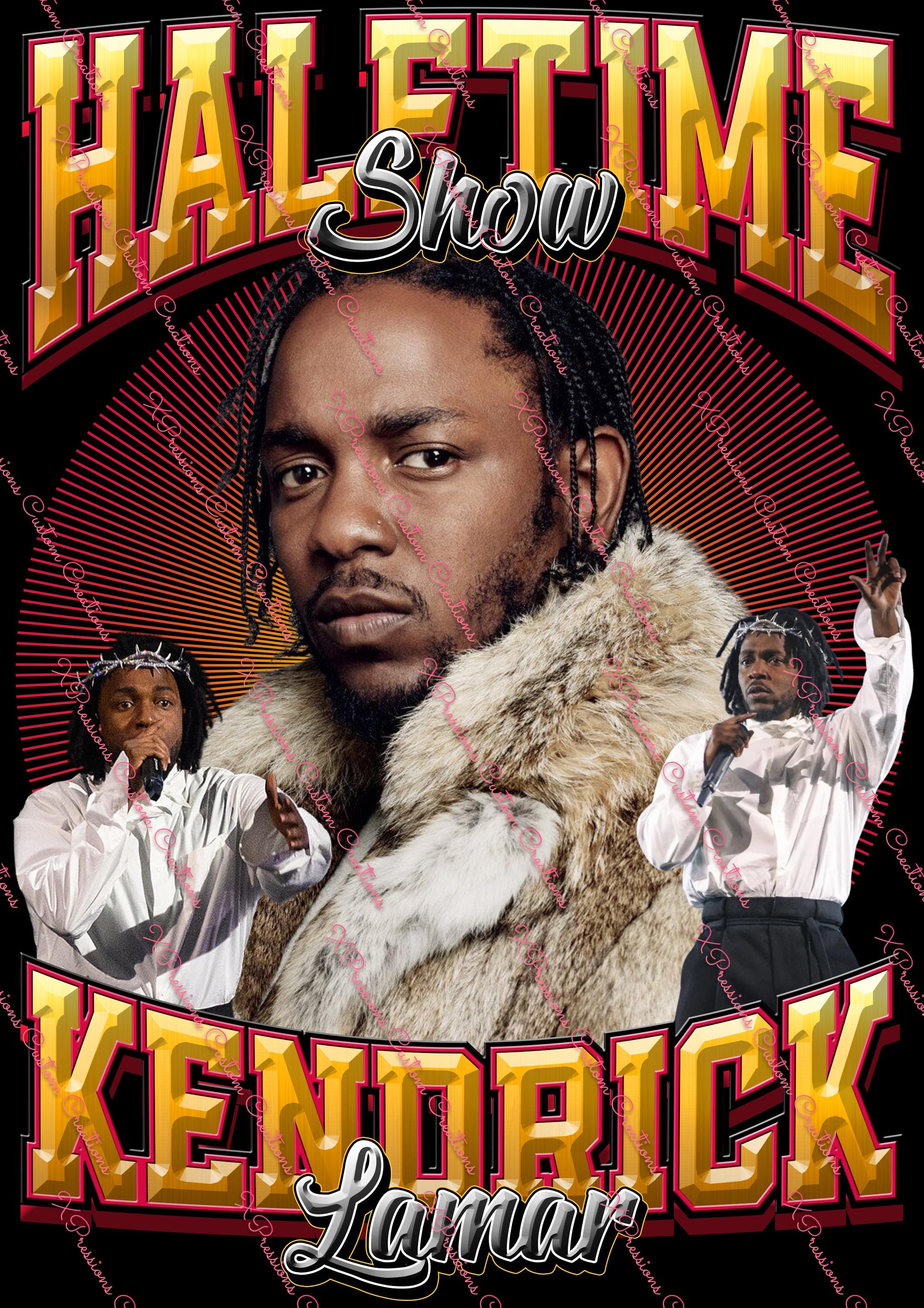 Kendrick Lamar - Superbowl LIX Half Time Show - Etsy
