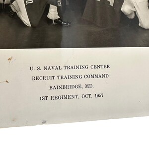 US Naval Training Ctr Recruit Training 1st Regiment Photo Bainbridge MD ...