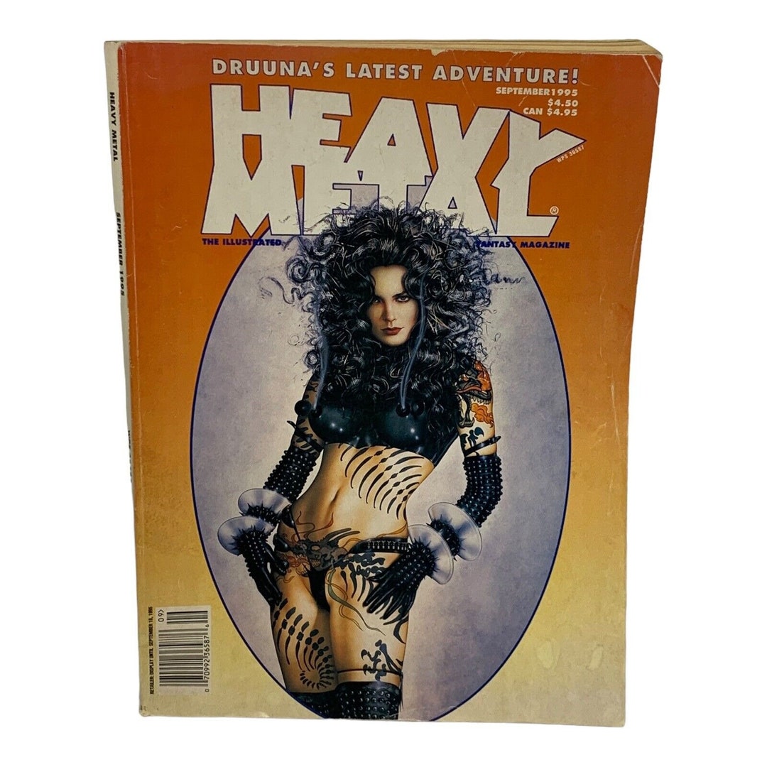 HEAVY METAL Magazine September 1995 "druuna's Latest Adventure!" - Etsy