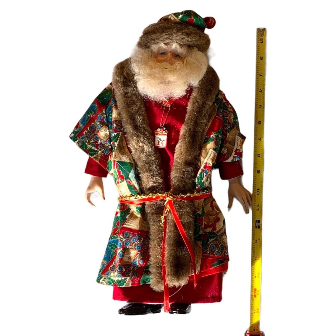 Faith Wick 1982 Seeley Ceramic Service Father Christmas Santa Doll RARE ...