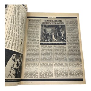 VTG Princess Lady Diana "parade" Newspaper Magazine July 26, 1981 ...